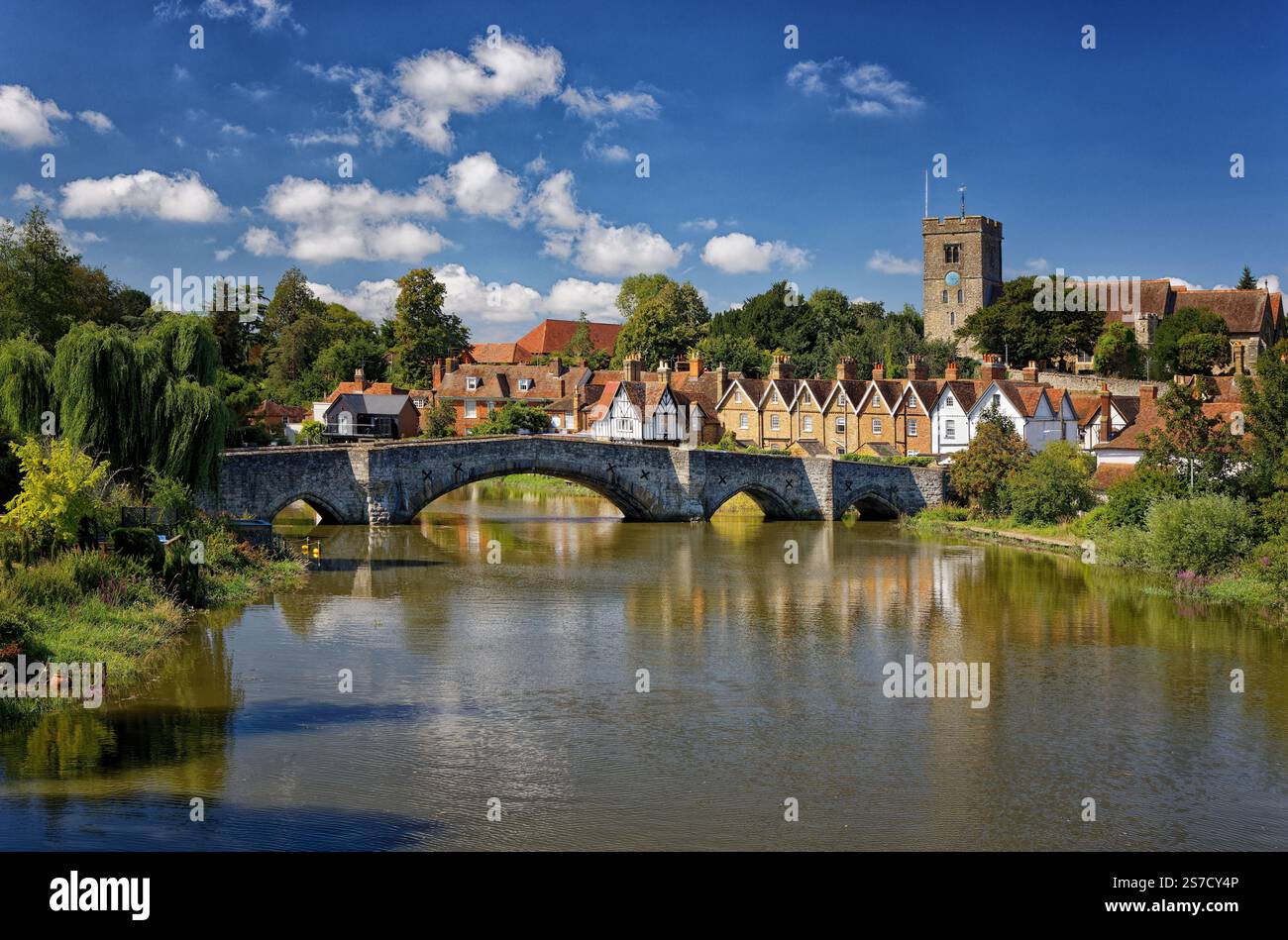 Aylesford Bridge over the river medway Stock Photo - Alamy