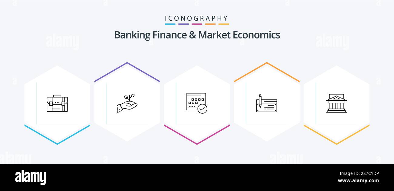 Banking Finance And Market Economics 25 Line icon pack including ...