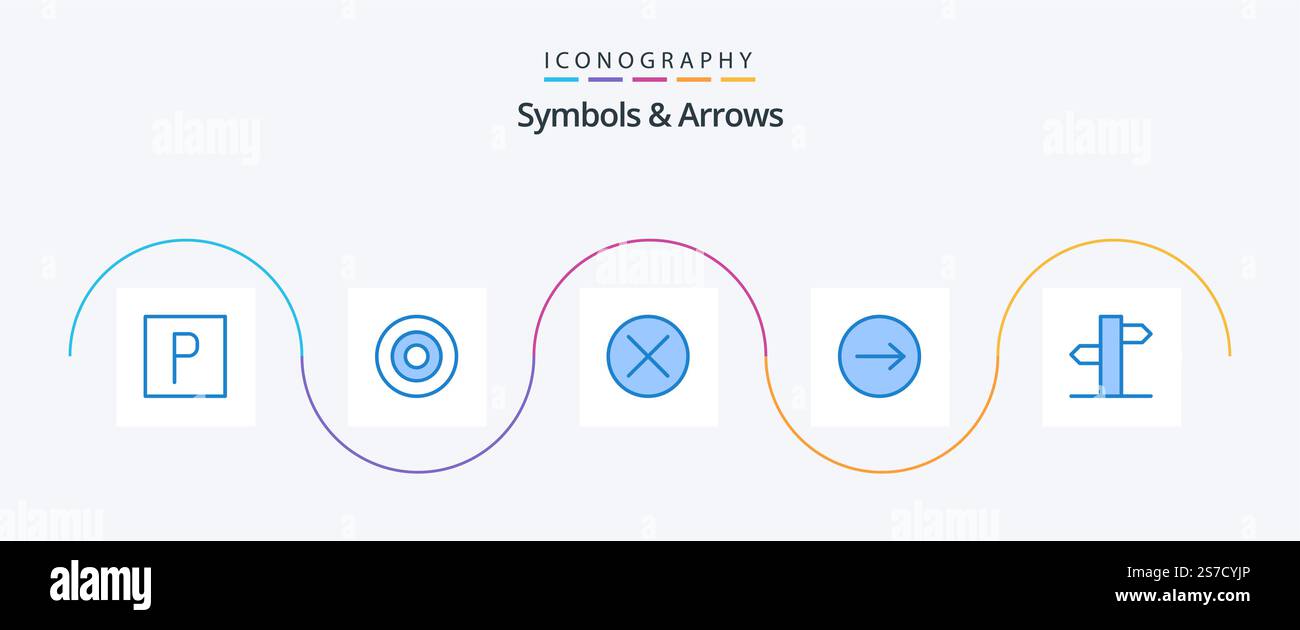 Symbols and Arrows Blue 5 Icon Pack Including direction. address. close ...