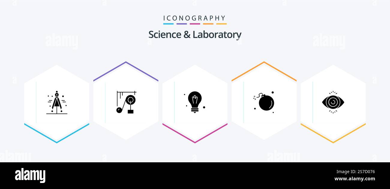 Science 25 Glyph icon pack including science. eye test. idea. science ...