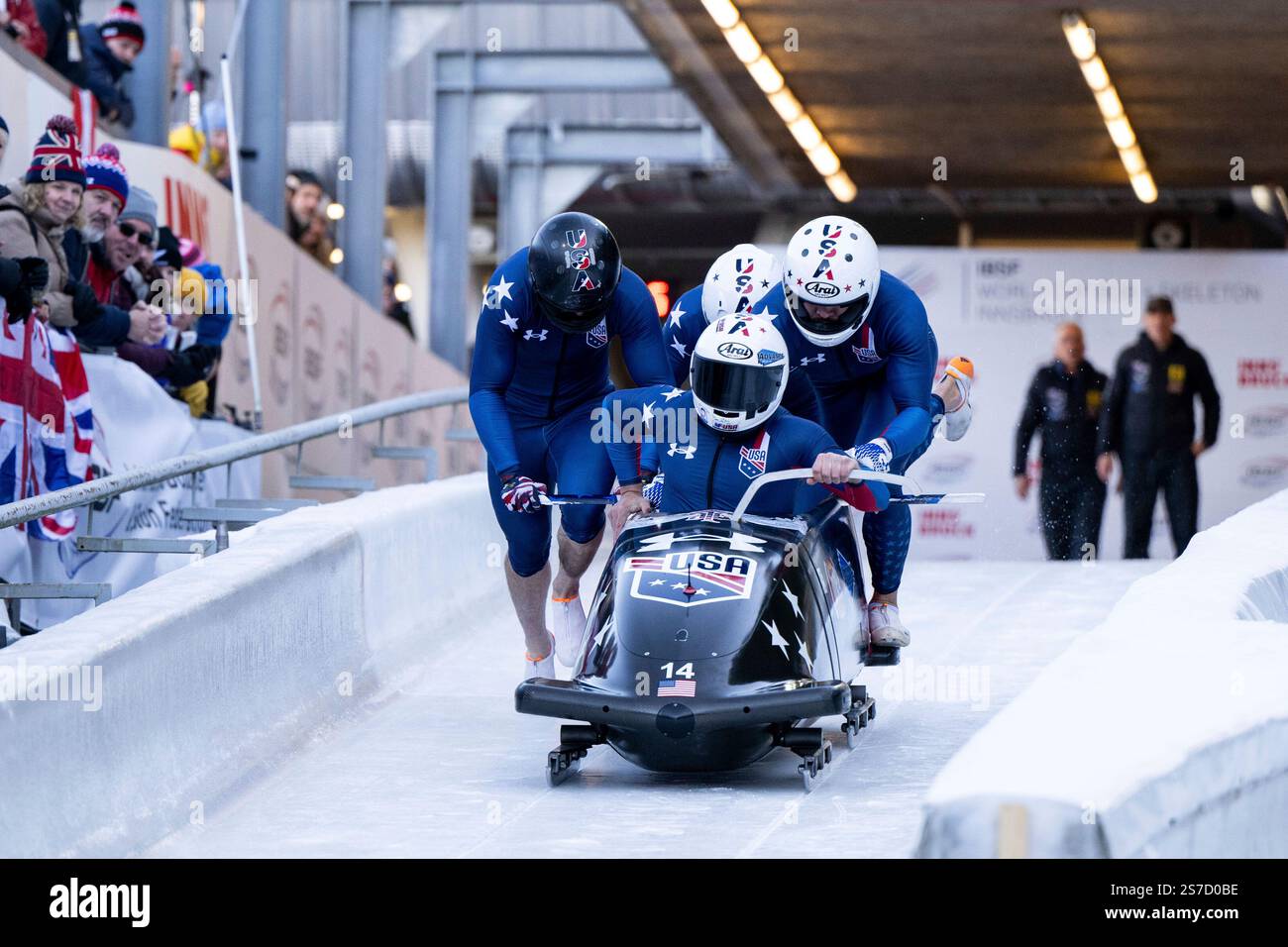 Frank del Duca, Carsten Vissering, Dylan Gilbert, Manteo Mitchell (USA ...