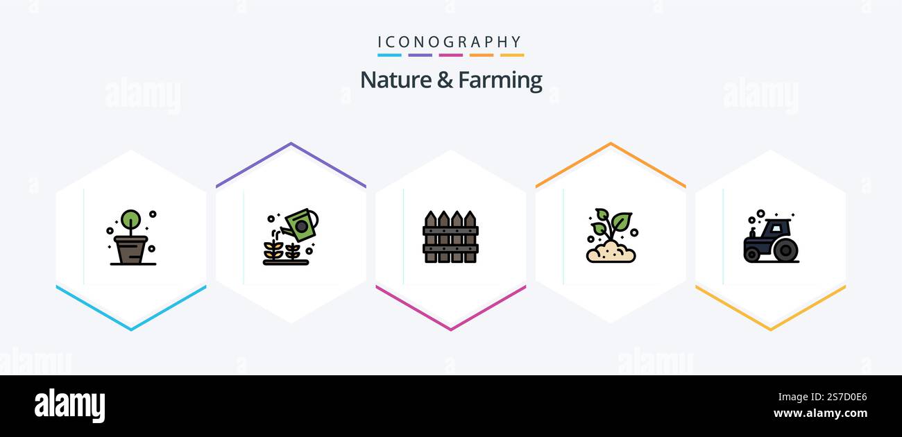 Nature And Farming 25 FilledLine icon pack including farming ...