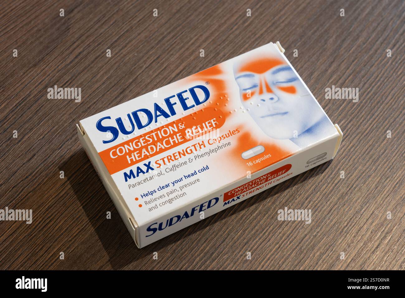 Stock photo of Pseudoephedrine, sold under the brand name Sudafed among ...