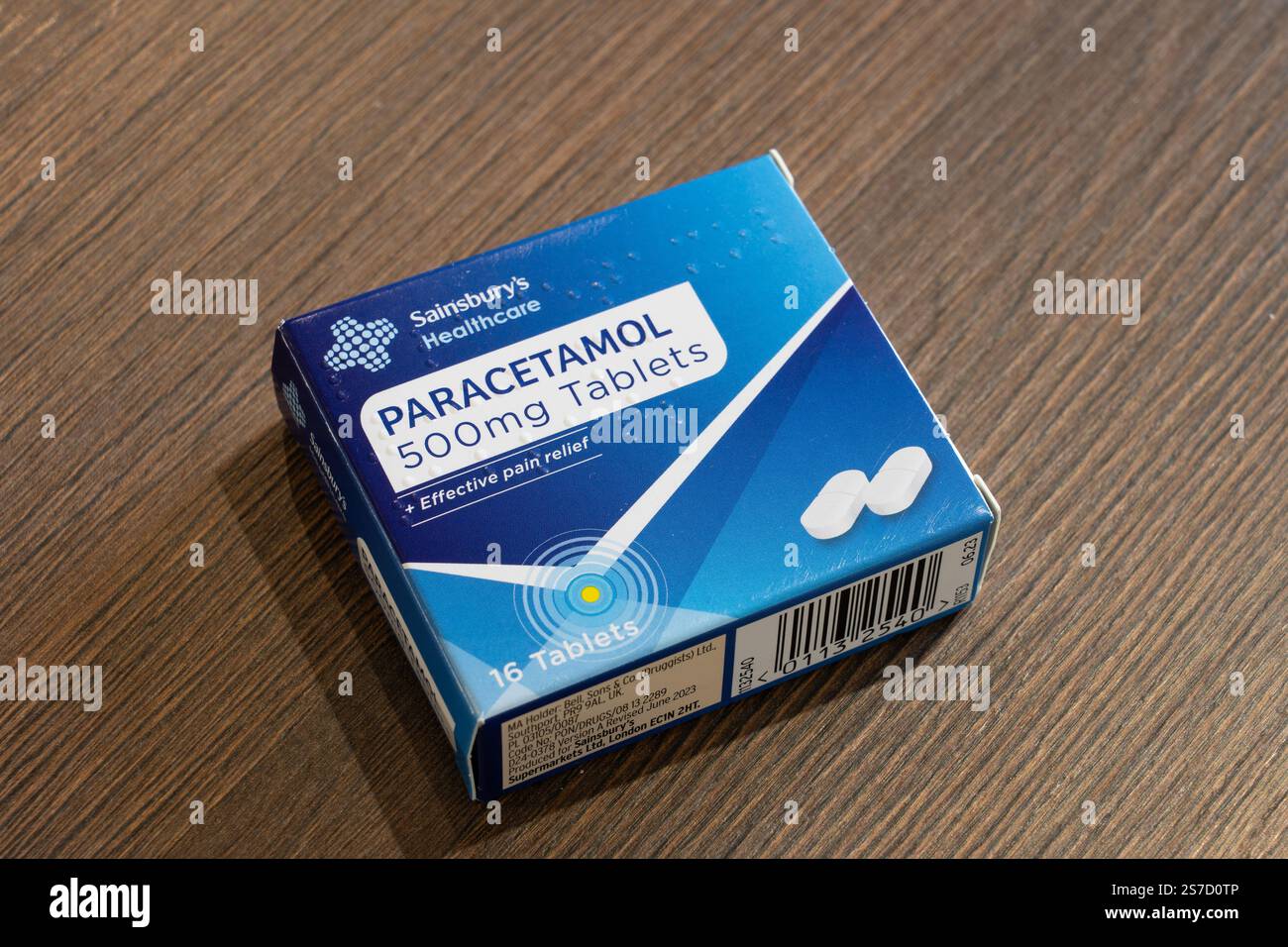 Stock photo of UK supermarket Sainsbury's Healthcare branded ...