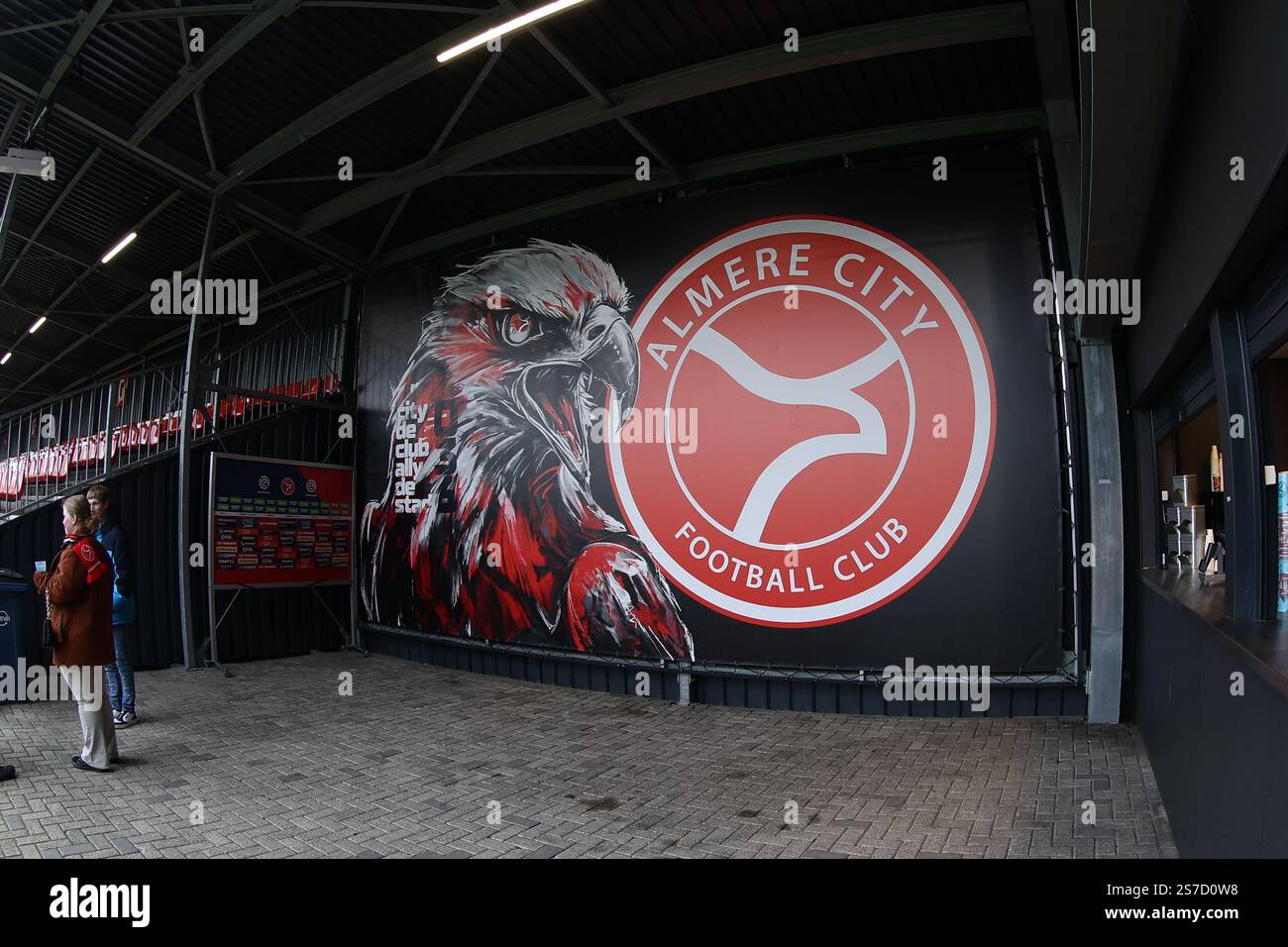 Almere, Netherlands. 19th Jan, 2025. ALMERE, 19-01-2025, Yanmar Stadium ...