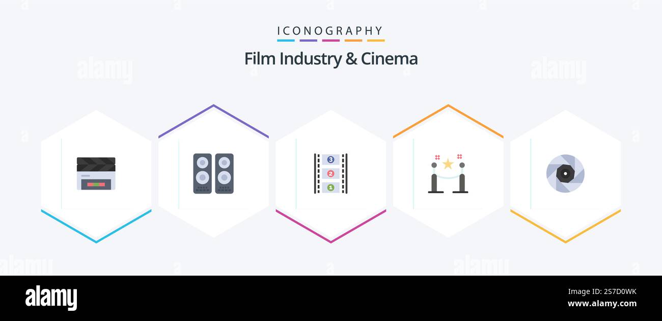 Cenima 25 Flat icon pack including movie. cinema. film reel. picket ...