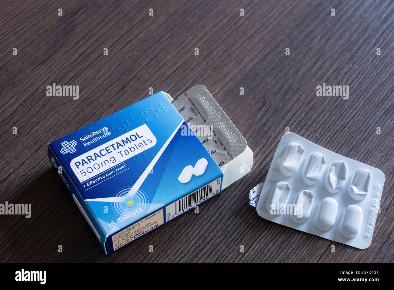 Stock photo of UK supermarket Sainsbury's Healthcare branded ...