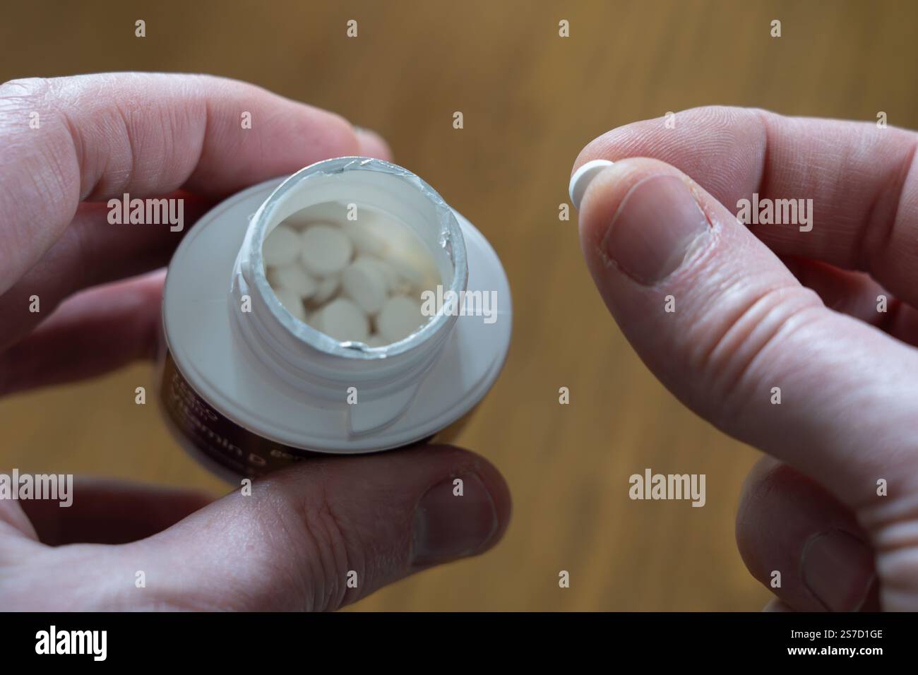 Bottle of vitamin d england hi-res stock photography and images - Alamy