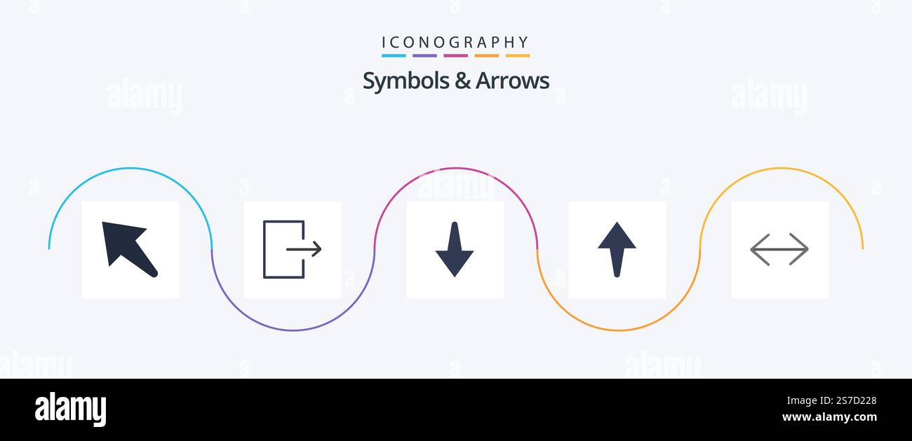 Symbols and Arrows Flat 5 Icon Pack Including . arrow. move Stock ...