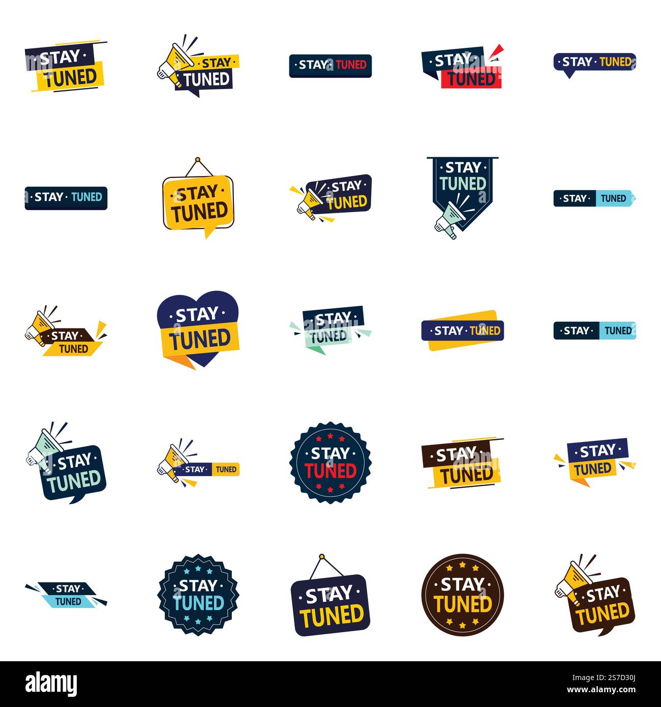 Stay Tuned 25 Professional Vector Designs for a polished and refined ...