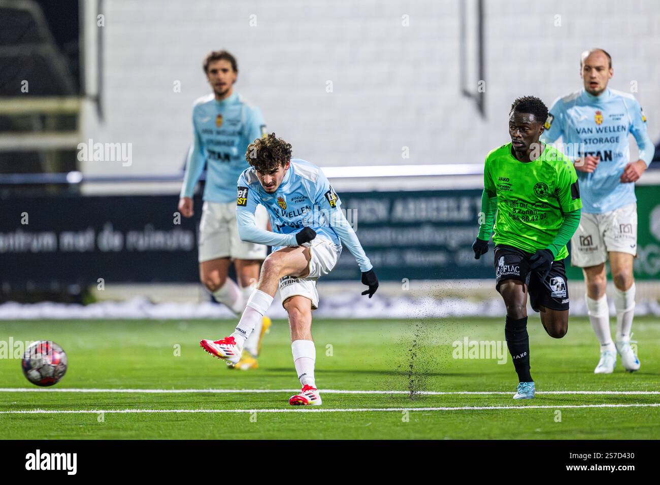Cloots Siemen Jacobus (8) of Capellen FC pictured during a soccer game ...