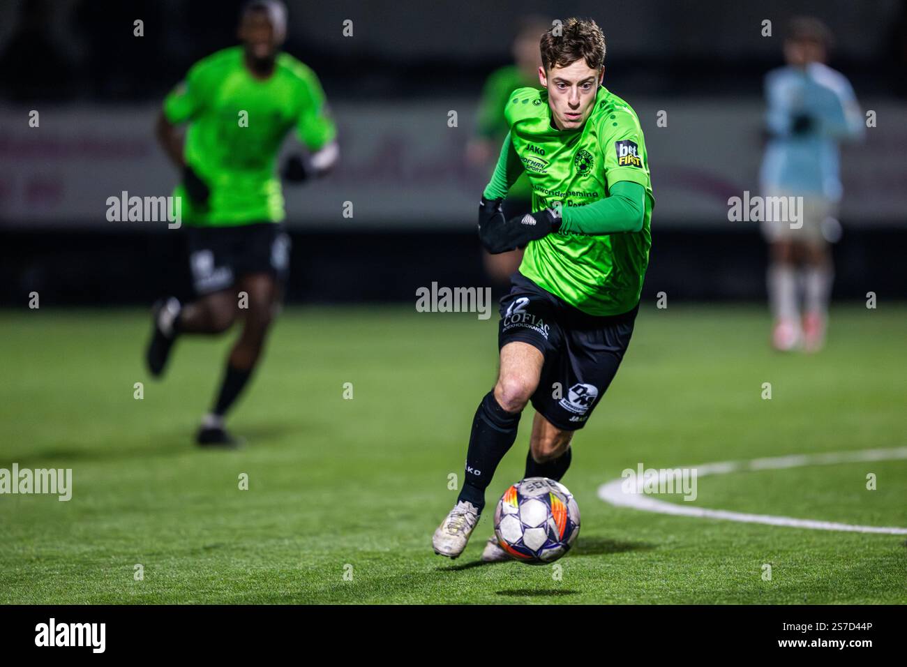 De Vriendt Jari (12) of VK Ninovepictured during a soccer game between ...