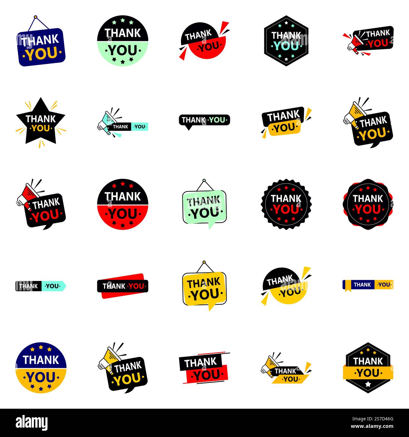 25 Eye catching Vector Icons to thank your audience in a creative way ...