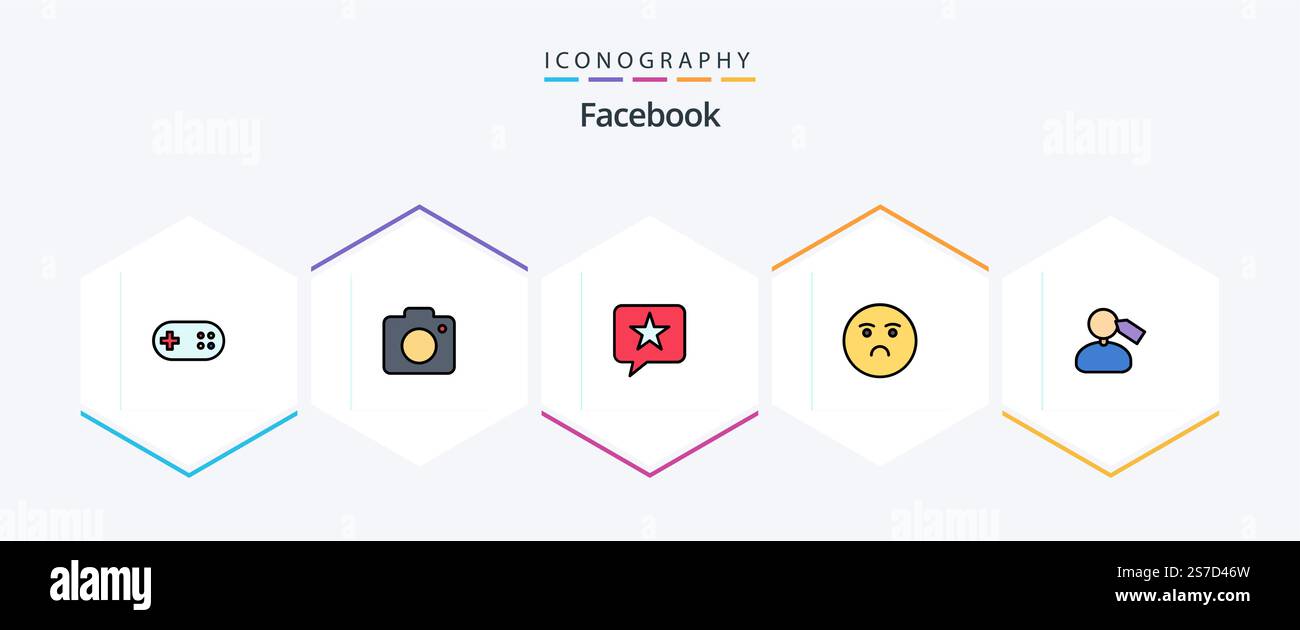 Facebook 25 FilledLine icon pack including mark. sad. chat. feeling ...