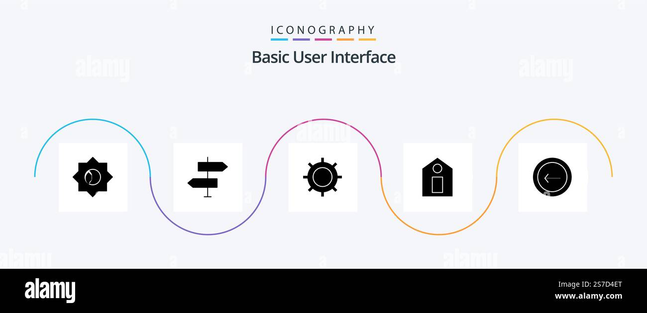 Basic Glyph 5 Icon Pack Including basic. application. basic. tag. label ...