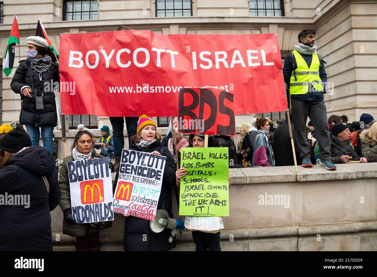 London, Westminster, 18th January 2025 National Demonstration For ...