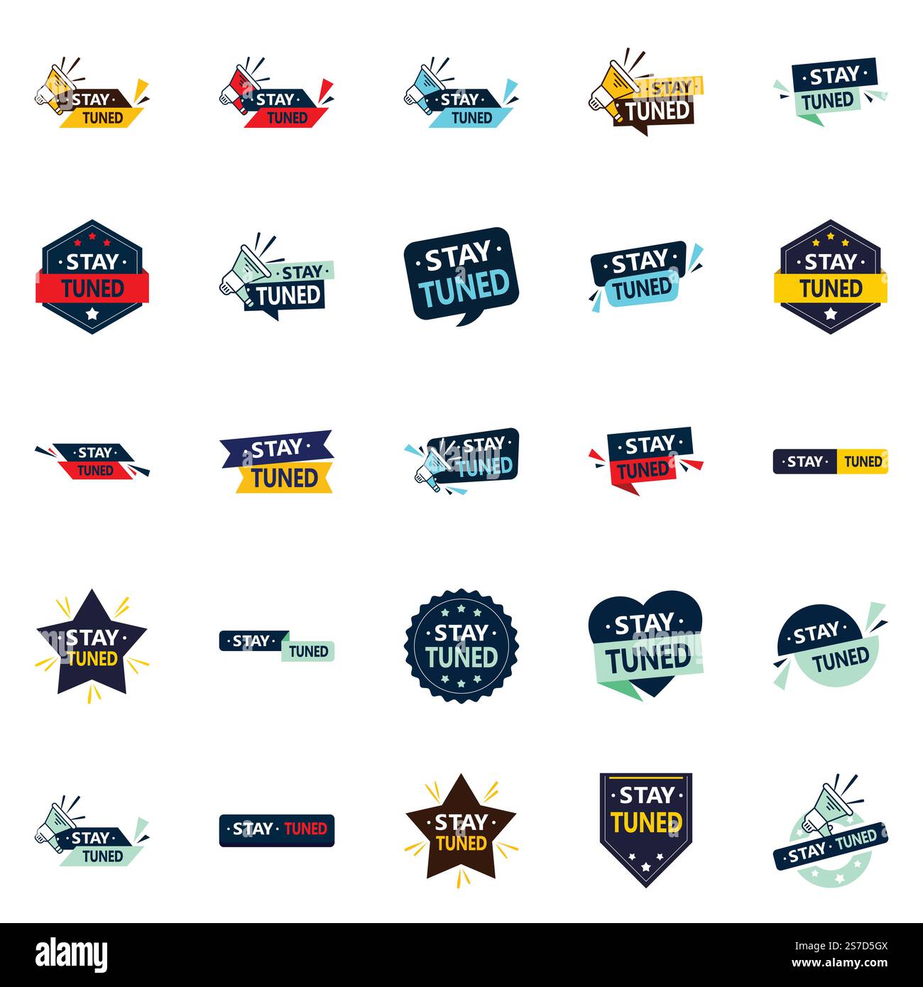 Stay Tuned Professional vector designs for your next campaign 25 pack ...