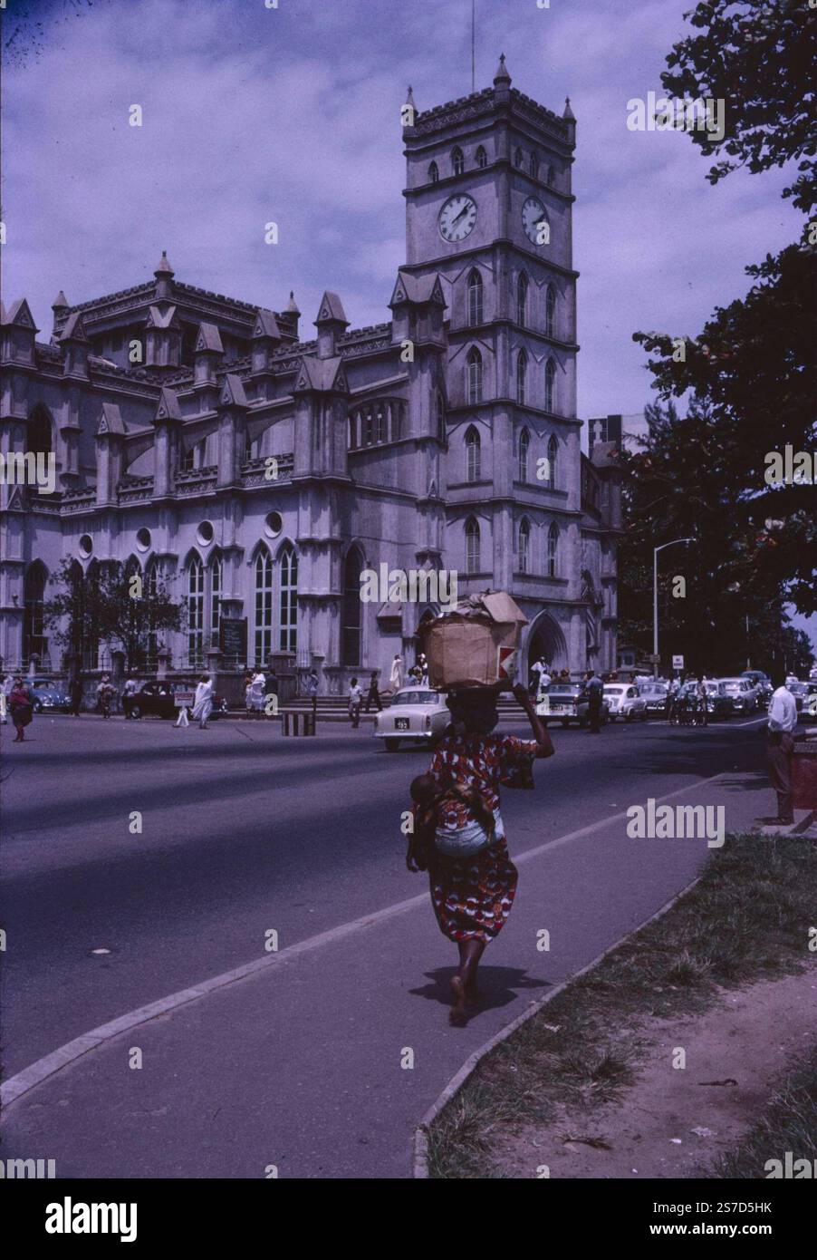 The Cathedral Church Of Christ Marina, Lagos, Nigeria, 1960s Stock ...