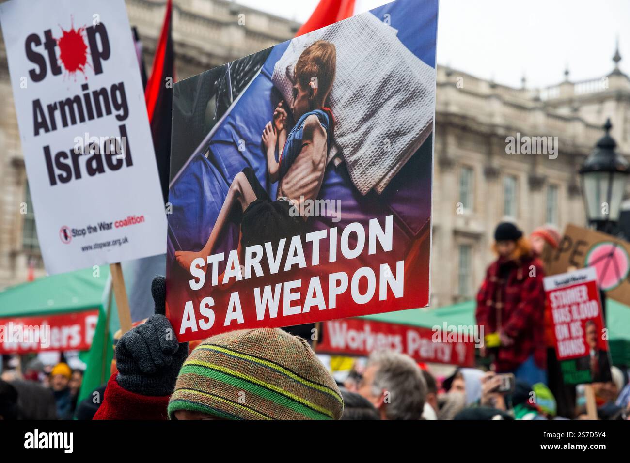 London, Westminster, 18th January 2025 National Demonstration For ...