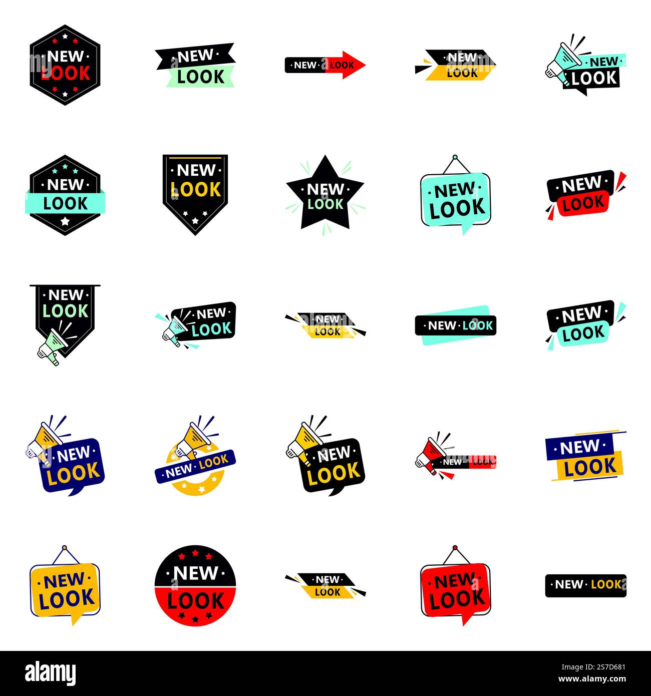 25 highquality vector designs for a professional new look Stock Vector ...