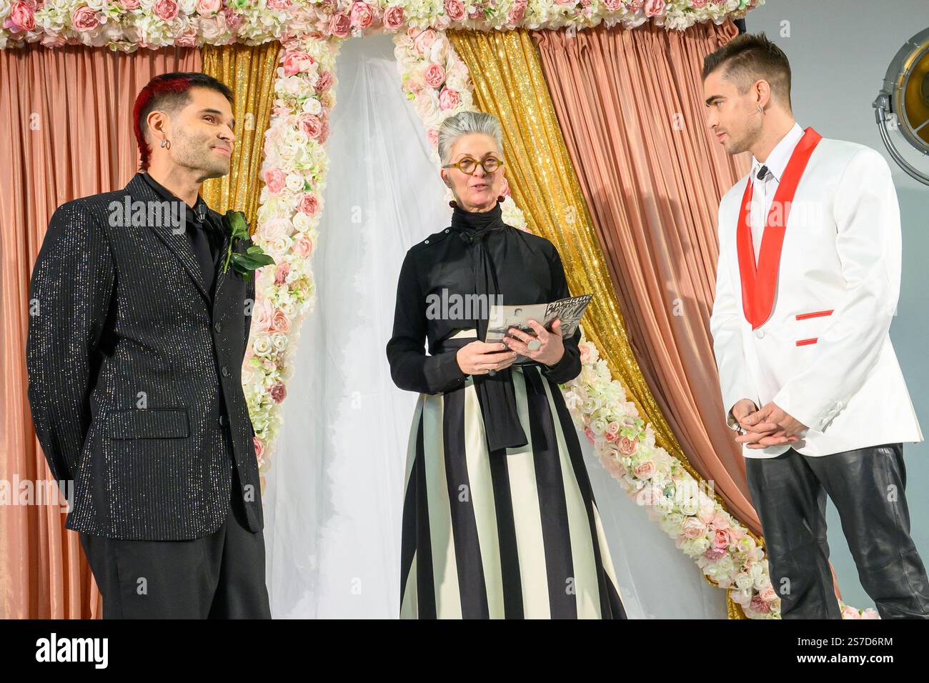 Luca Marchetto, Jordan Bowen Milan Fashion Week - Men F/W 2025-26 Jordanluca fashion show ...