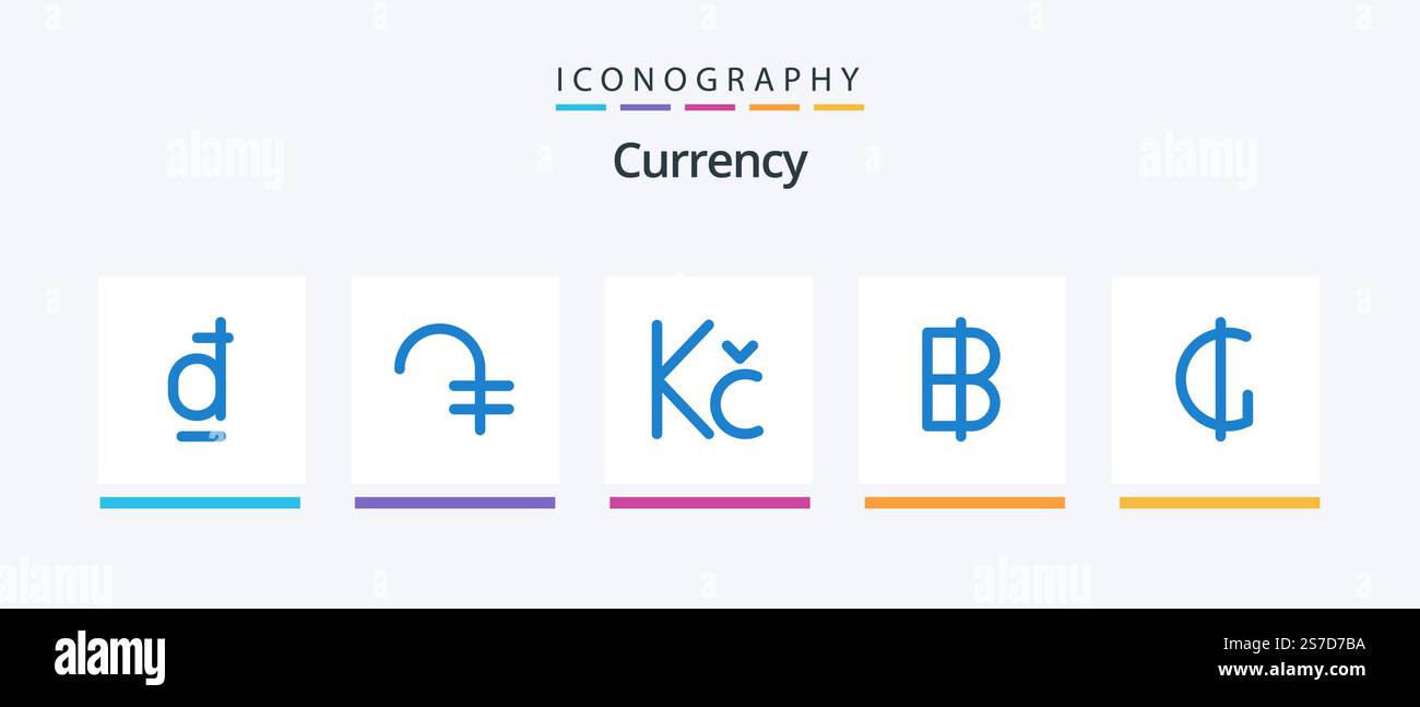 Currency Blue 5 Icon Pack Including paraguay. currency. koruna ...