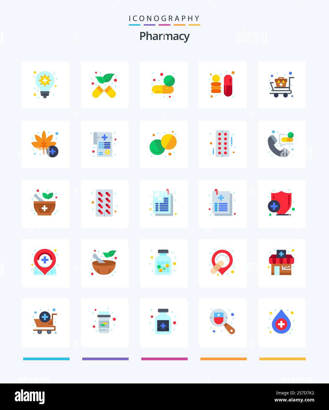 Creative Pharmacy 25 Flat icon pack Such As supplies. cart. medicine ...