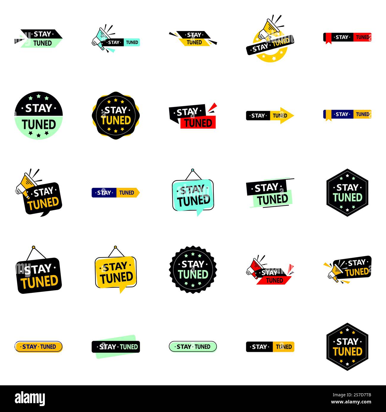 Stay Tuned 25 Professional Vector Designs for a polished brand image ...