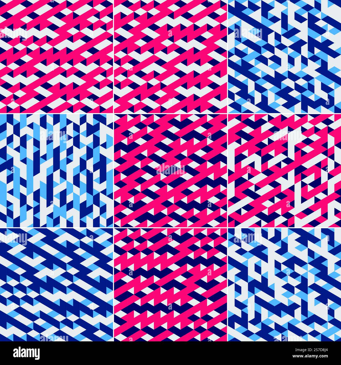 Cover design with a hexagonal pattern in shades of blue Stock Vector ...