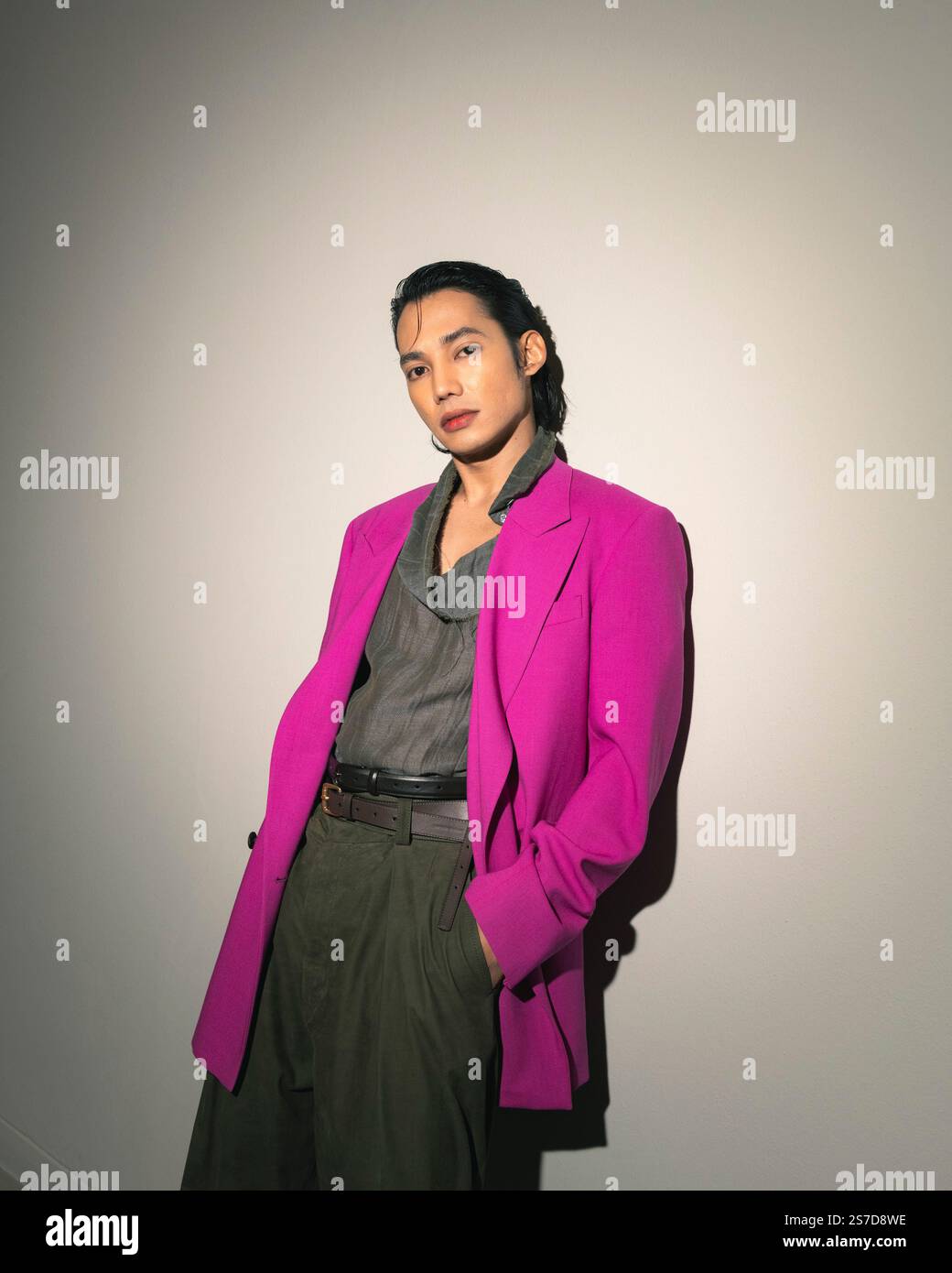 Hael Husaini Milan Fashion Week - Men F/W 2025-26 Emporio Armani ...