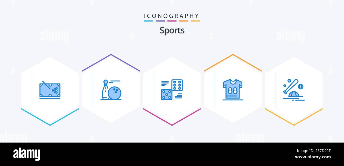 Sports 25 Blue icon pack including shirts. football. play. five. game ...