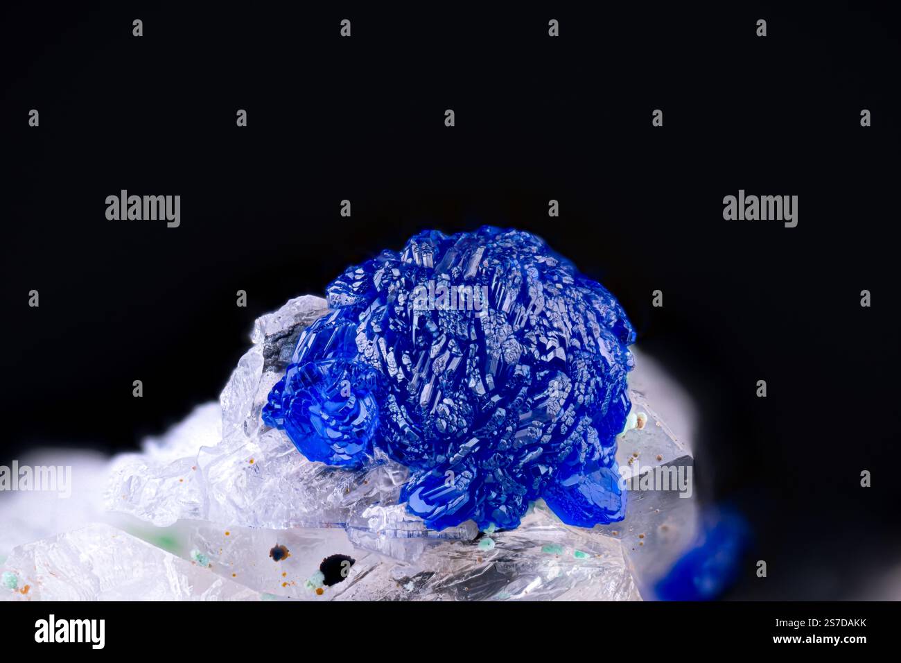 blue Azurite crystal. Specimen from clara mine, oberwolfach, Germany ...