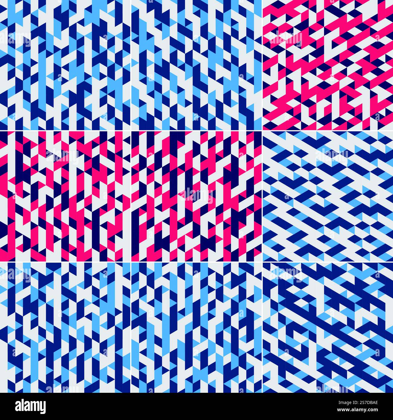 Set of geometric design cards suitable for use as covers. vouchers ...