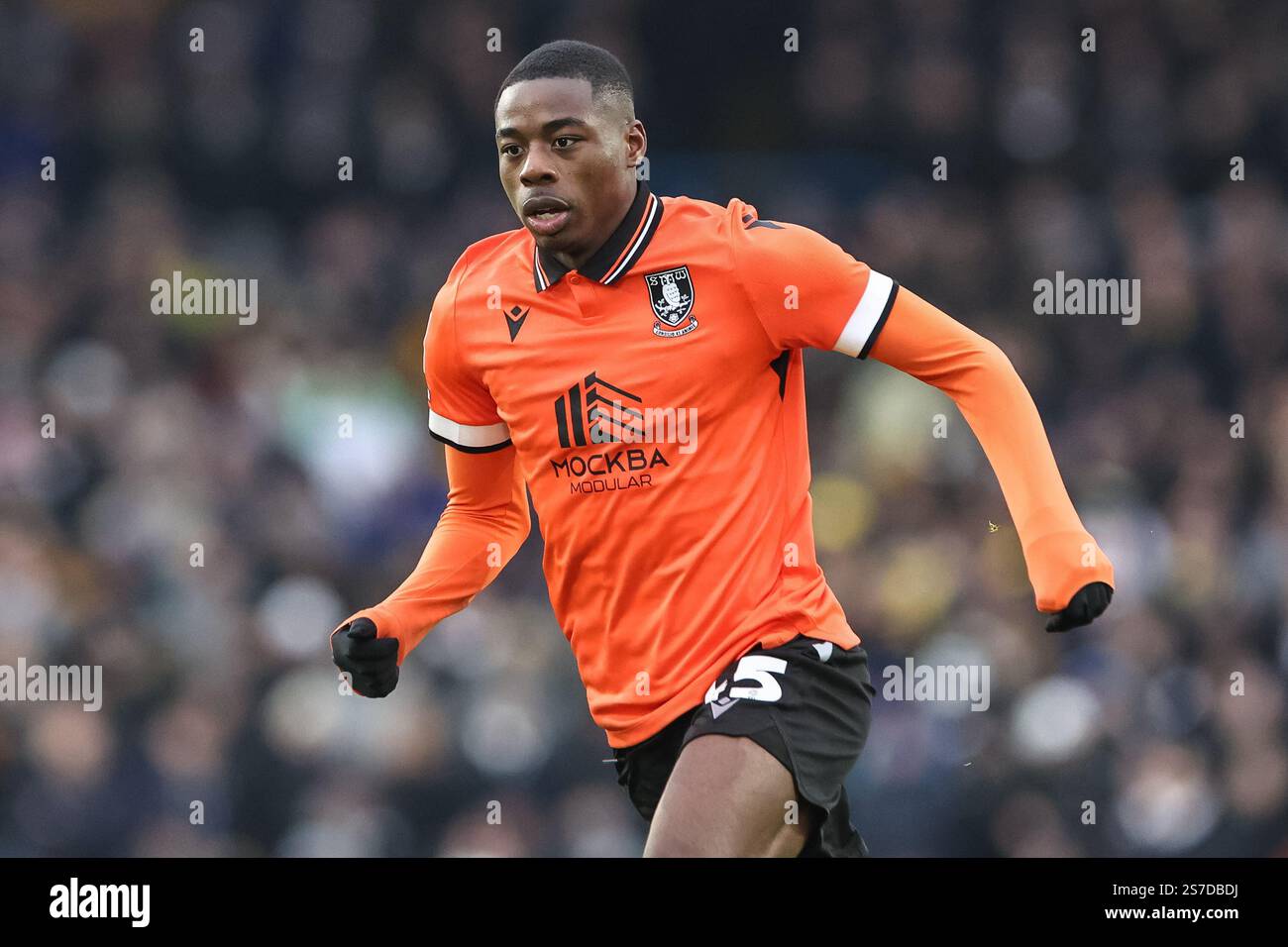 Leeds, UK. 19th Jan, 2025. Anthony Musaba of Sheffield Wednesday during ...