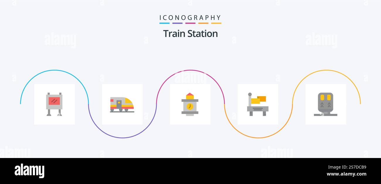 Back railway station Stock Vector Images - Alamy