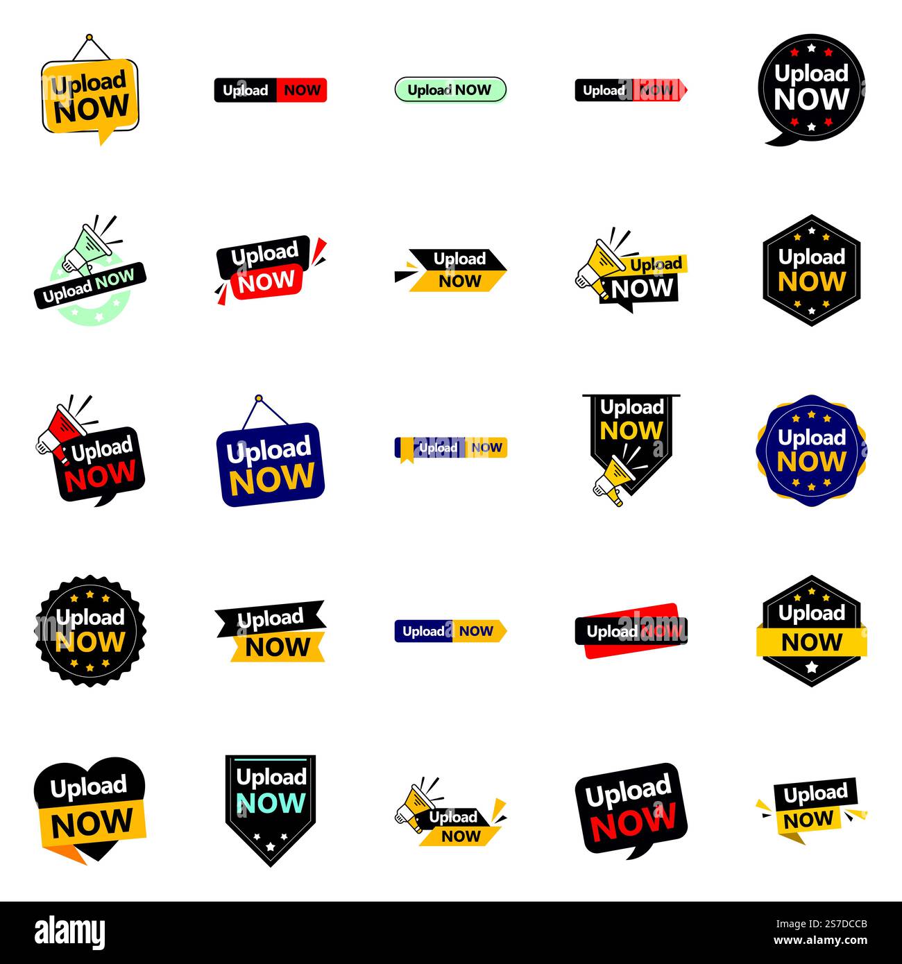 25 Premium Vector Designs in the Upload Now Pack Perfect for ...