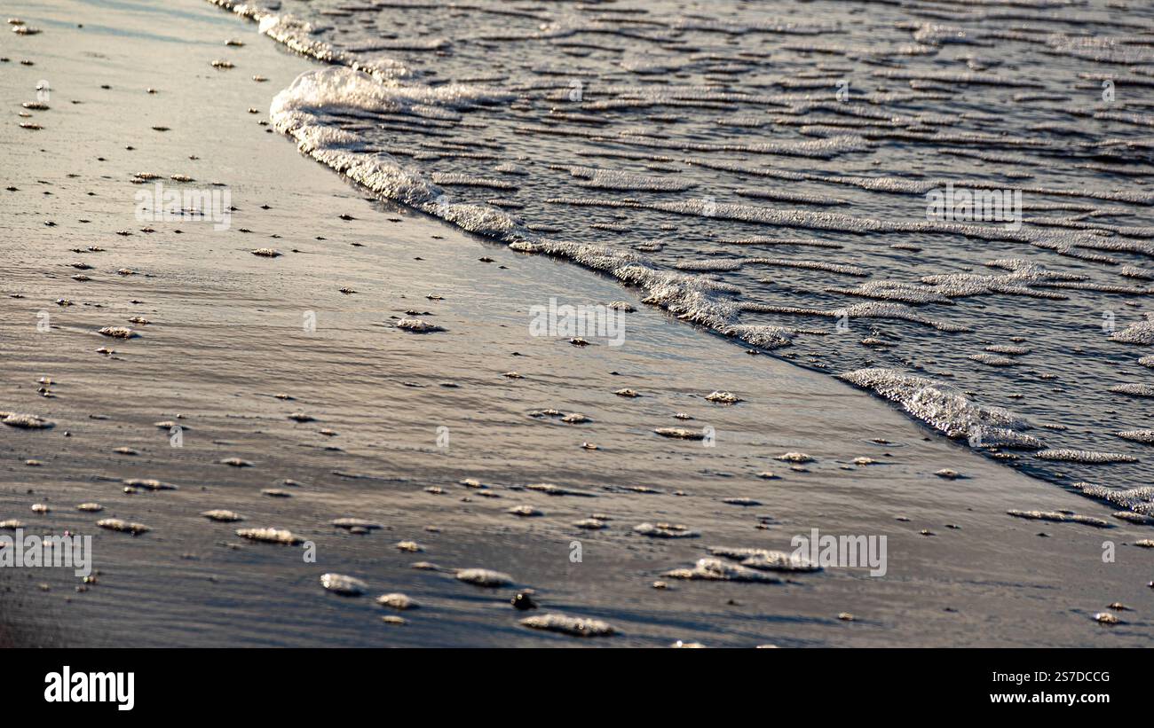 abstract photography of the seashore, snow, sand, water, ice formations ...