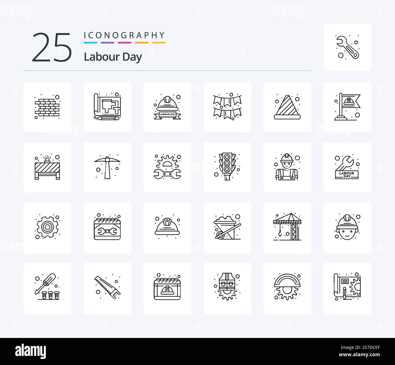 Labour red brick wall Stock Vector Images - Alamy