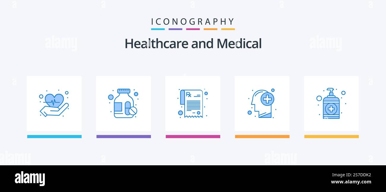 Medical Blue 5 Icon Pack Including . wash. rx. soap. human. Creative ...