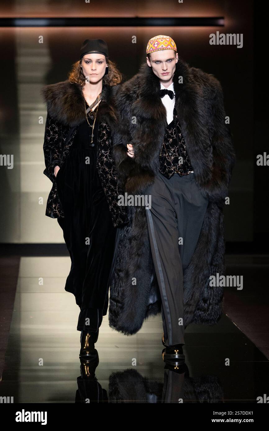 Agatha Borges, Dillon Collins Milan Fashion Week - Men F/W 2025-26 ...