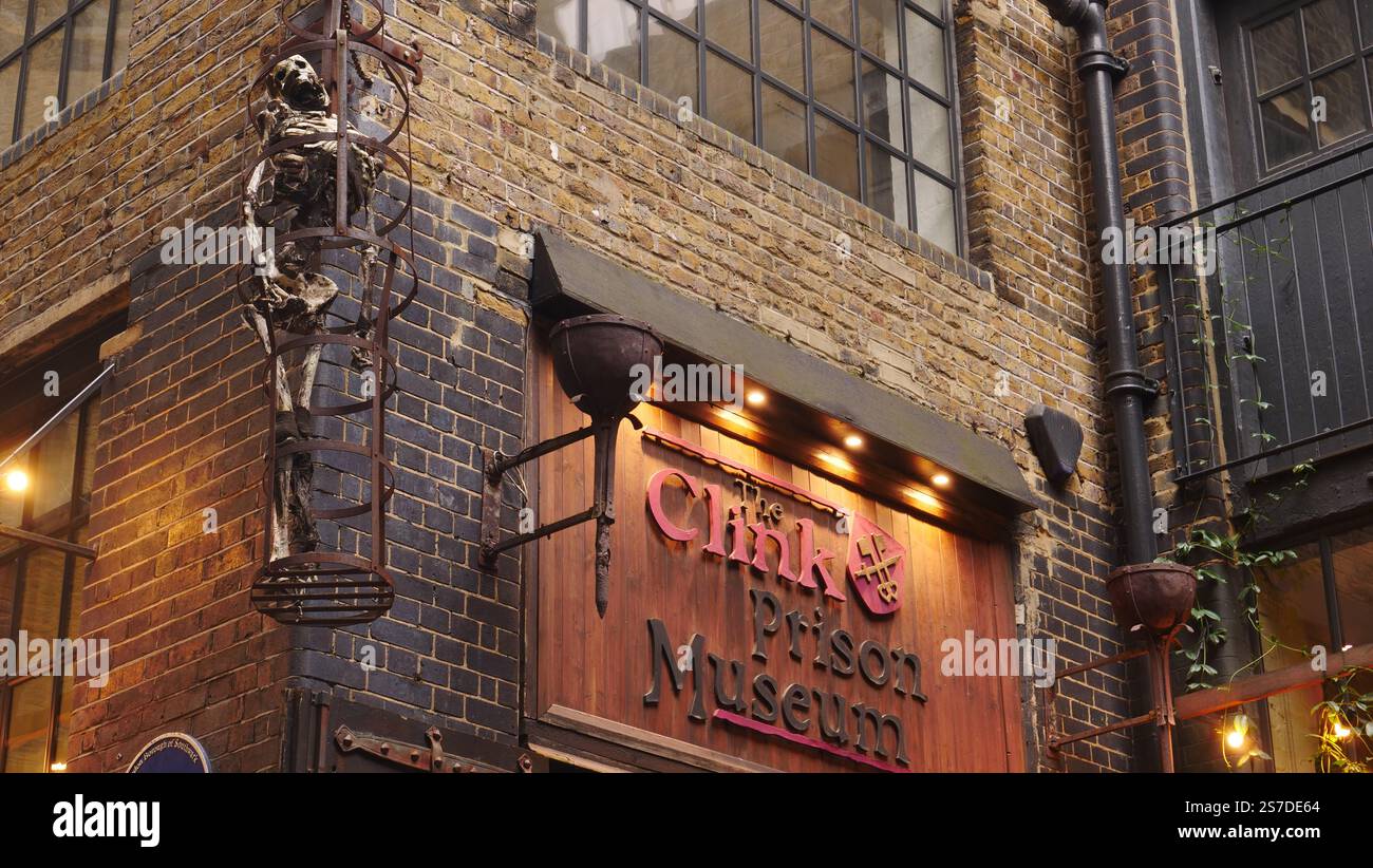 The Clink Prison Museum on the south bank of the Thames, London Stock ...