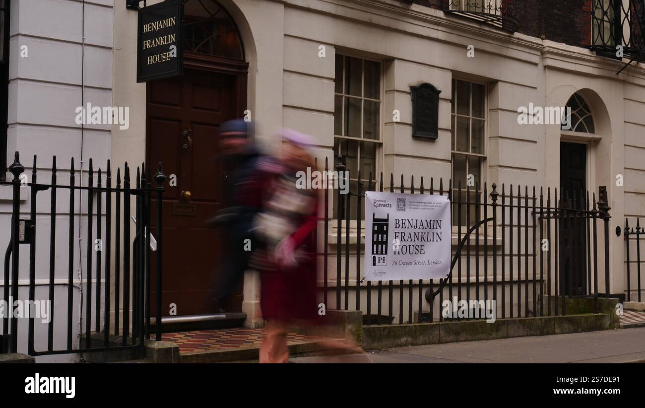 Benjamin Franklin House is a museum in a terraced Georgian house at 36 ...