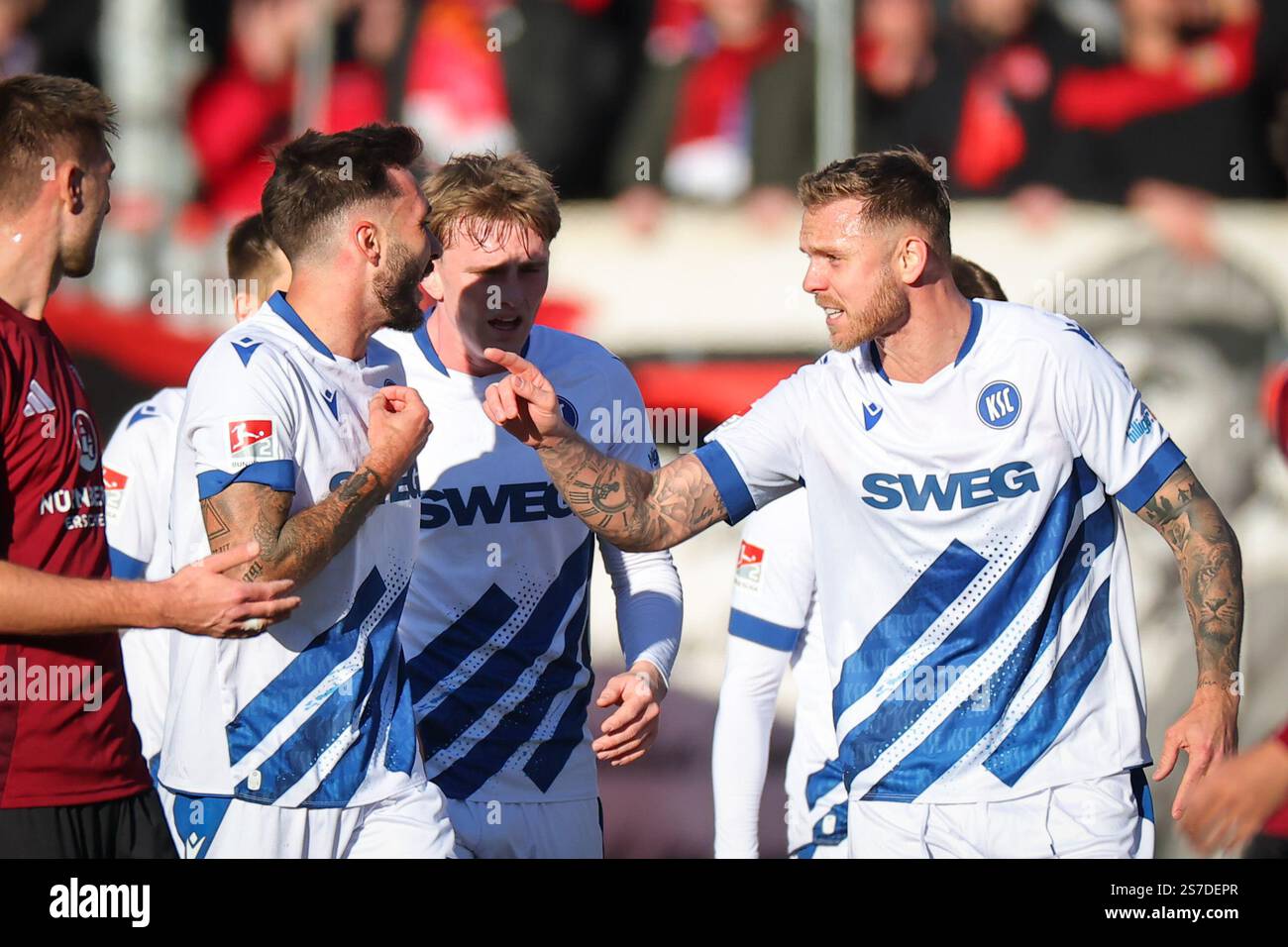 Nuremberg, Germany. 19th Jan, 2025. Soccer: Bundesliga 2, 1. FC ...