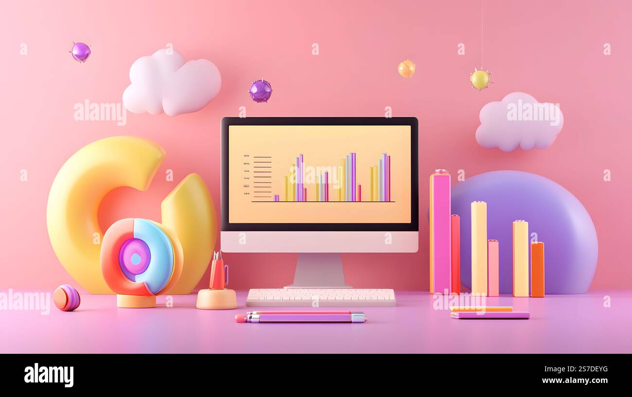 Minimal simple digital dashboard with graphs,charts,and data ...