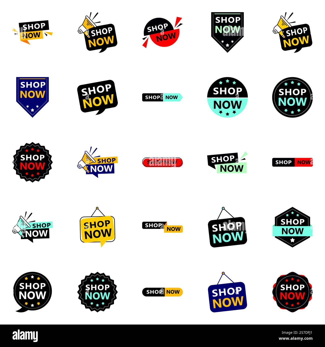 25 Dynamic Shop Now Sale Banners to Help You Promote Your Business Stock Vector Image & Art - Alamy