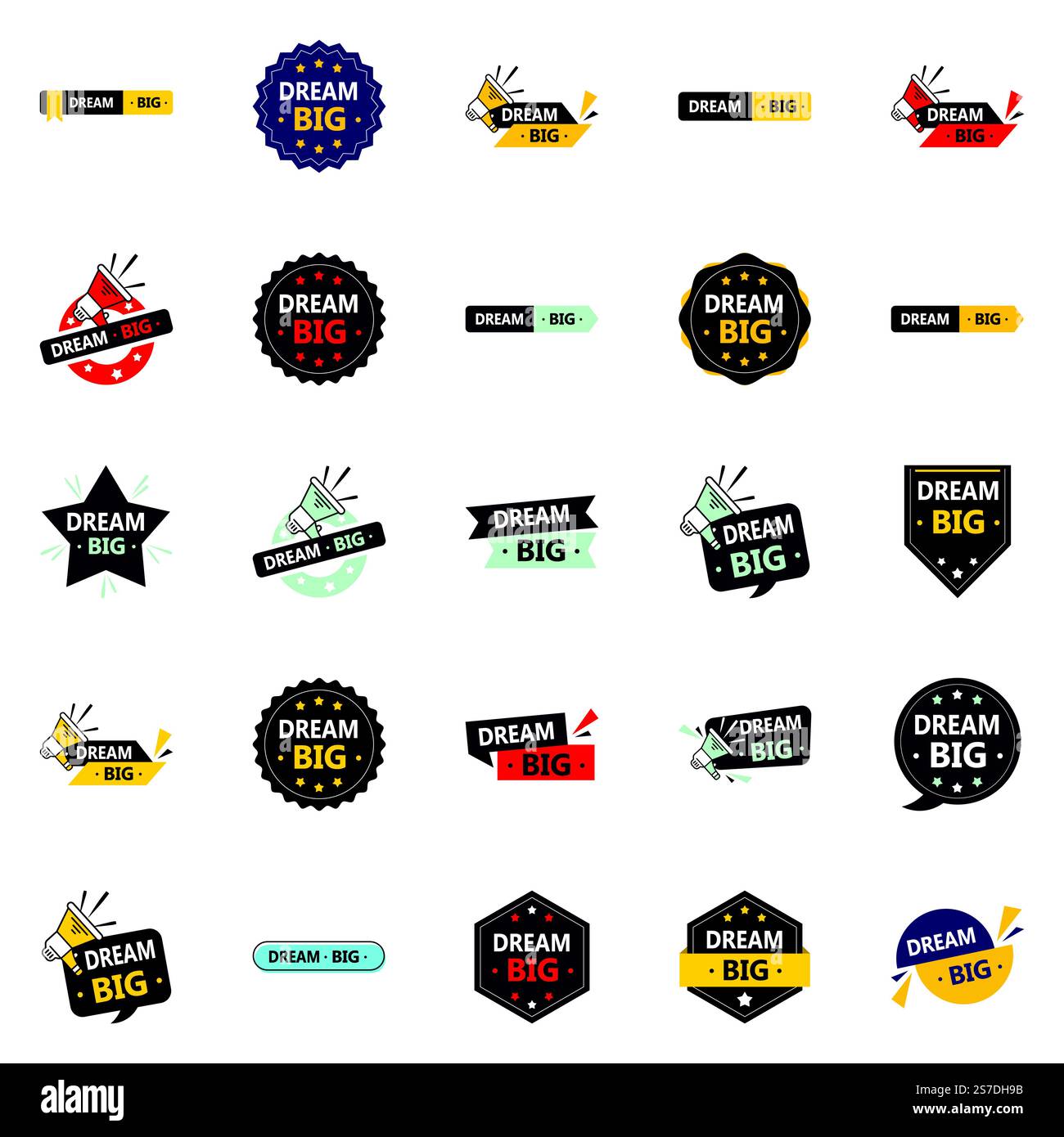 25 Vector Designs to help you manifest your big dreams Dream Big Stock ...