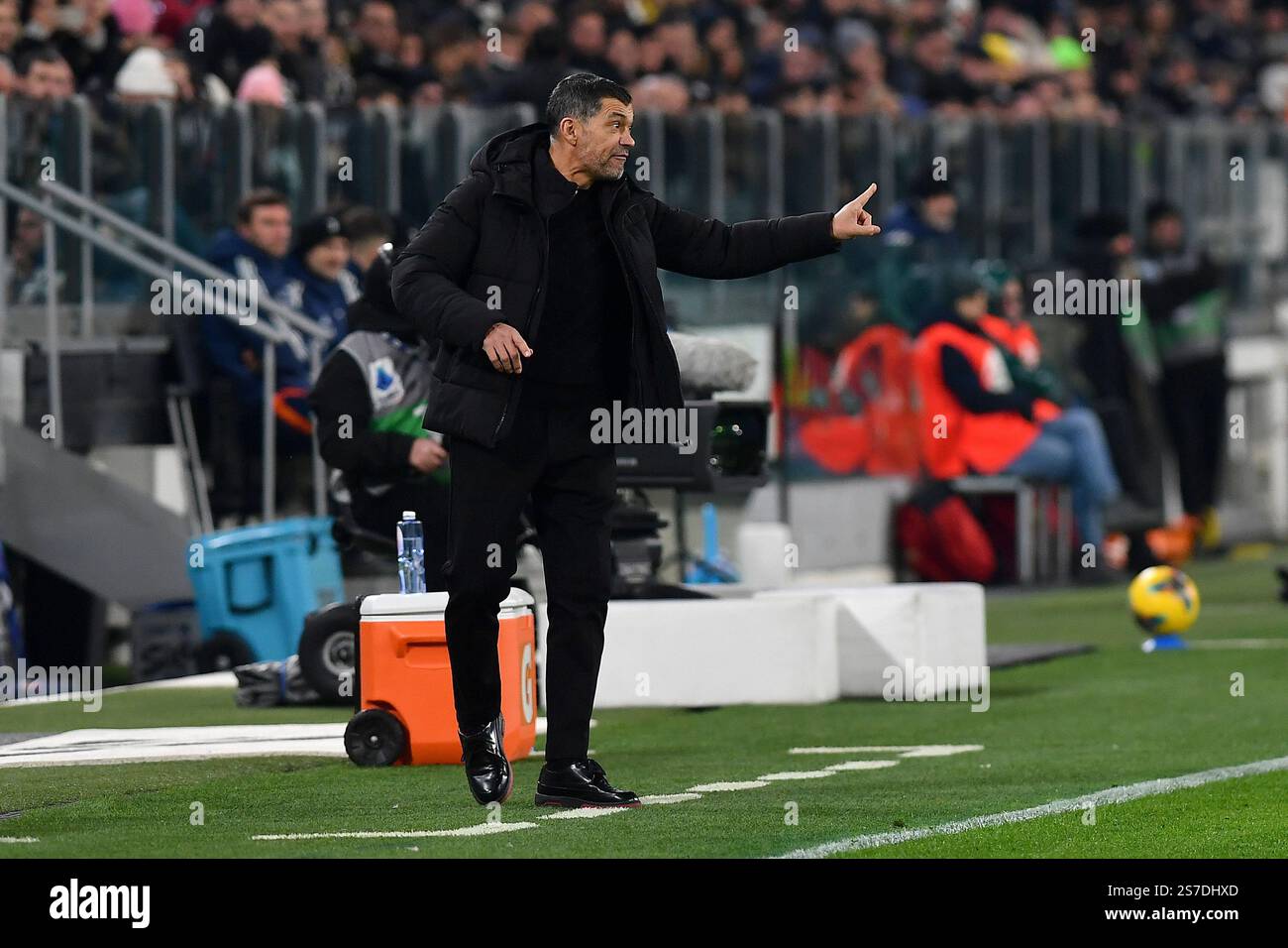 Turin, Italy. 18th Jan, 2025. Sergio Conceicao Head Coach of AC Milan ...