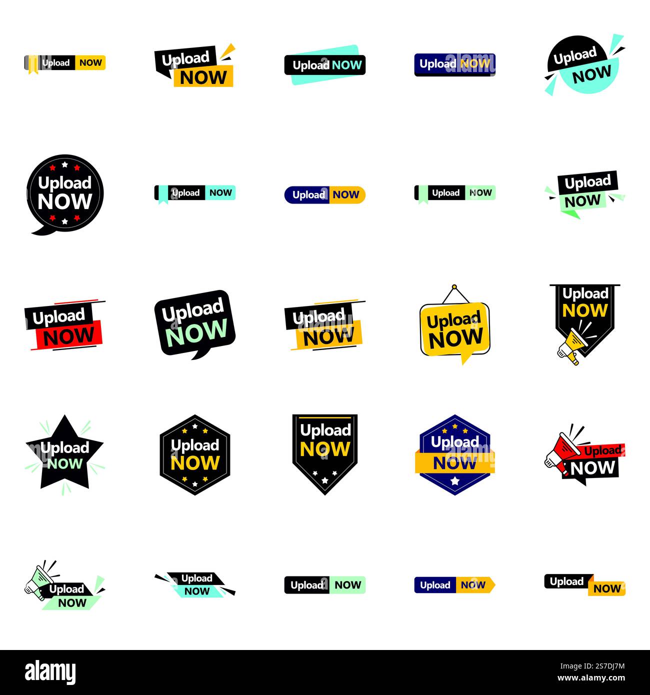 Start your next marketing campaign with the Upload Now Vector Bundle 25 ...