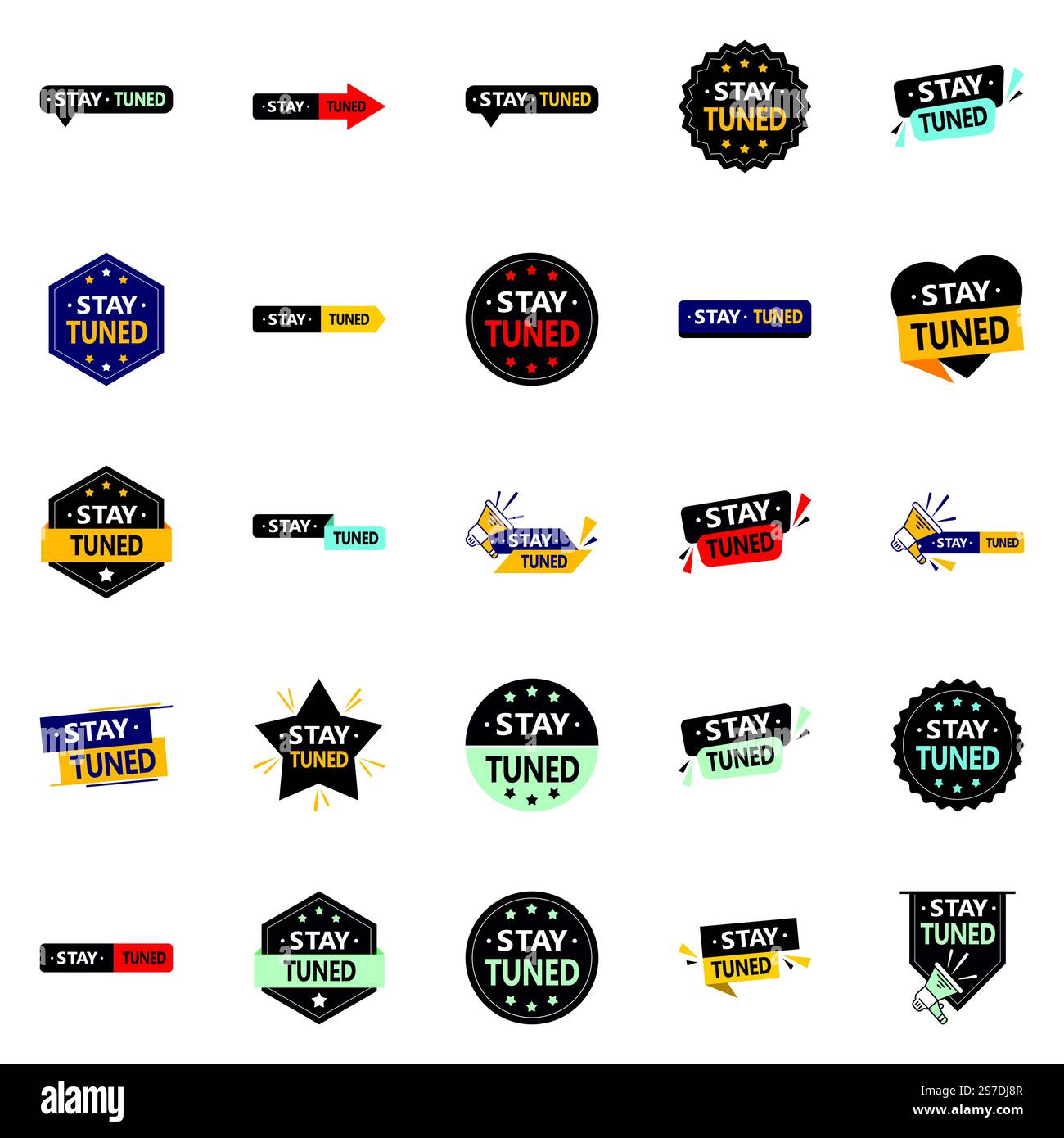 Stay Tuned 25 Professional Vector Designs for a polished and refined ...