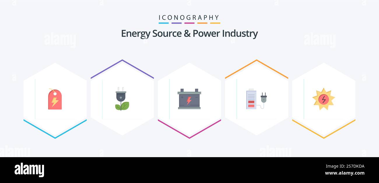 Energy Source And Power Industry 25 Flat icon pack including solar ...